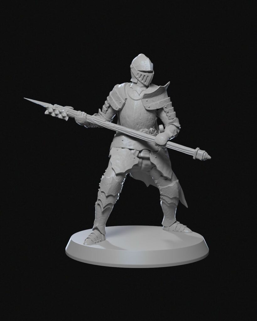 Ravenhold Heavy Infantry with Two Handed Warhammer - Daclaud's Marketplace